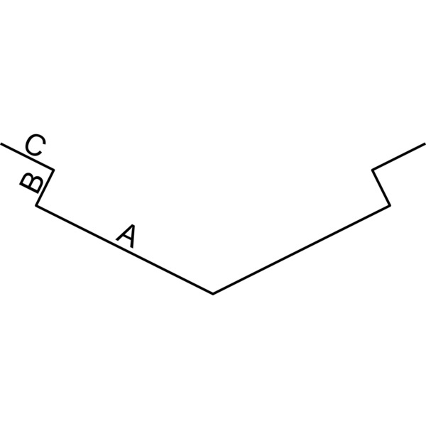 Gradrenne sort med bly 200x200x1000 - Gausdal Landhandleri AS