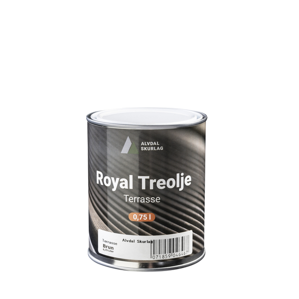 Royal treolje terrasse brun 0,75 liter - Gausdal Landhandleri AS