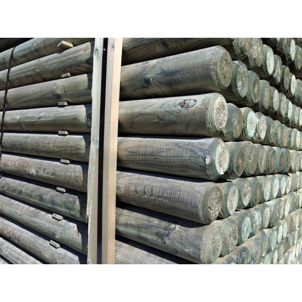 Gjerdestolpe impregnert KLA 8x175cm - Gausdal Landhandleri AS