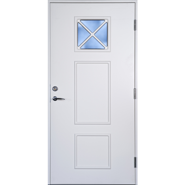 YTTERDØR TINN HVIT 100X210 VENSTRE - Gausdal Landhandleri AS