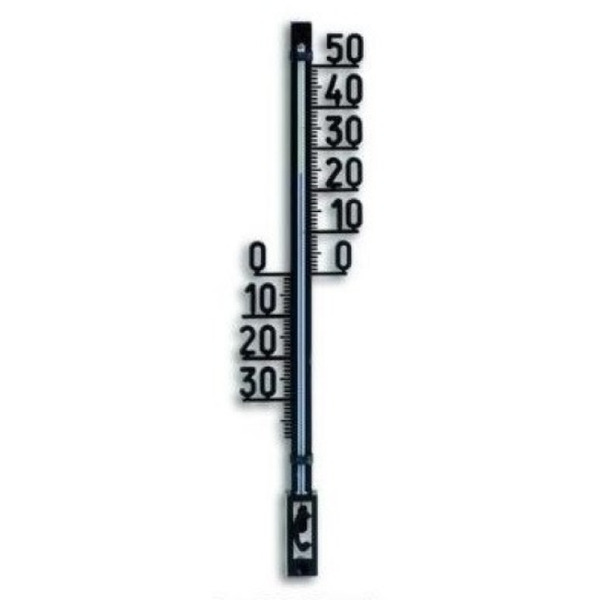 TERMOMETER UTE SORT 27CM METALL - Gausdal Landhandleri AS