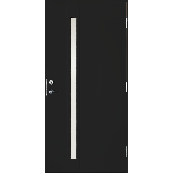 Ytterdør Tage dempet sort 100x210 venstre - Gausdal Landhandleri AS