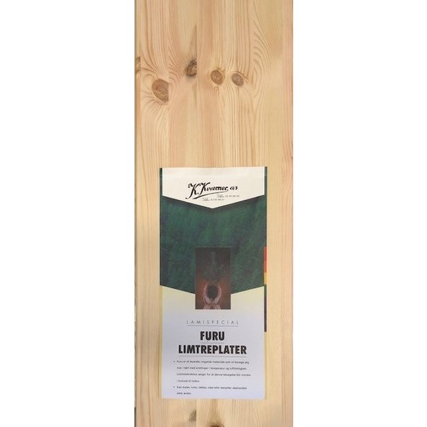 HOBBYPLATE HVIT 18X600X2400 - Gausdal Landhandleri AS